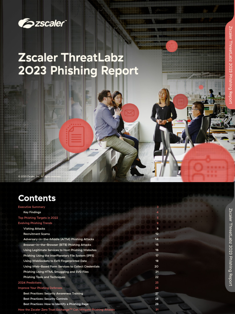 2023 Zscaler ThreatLabz Phishing Report | PDF | Phishing | Html Element 2023 Zscaler ThreatLabz Phishing Report | PDF | Phishing | Html Element