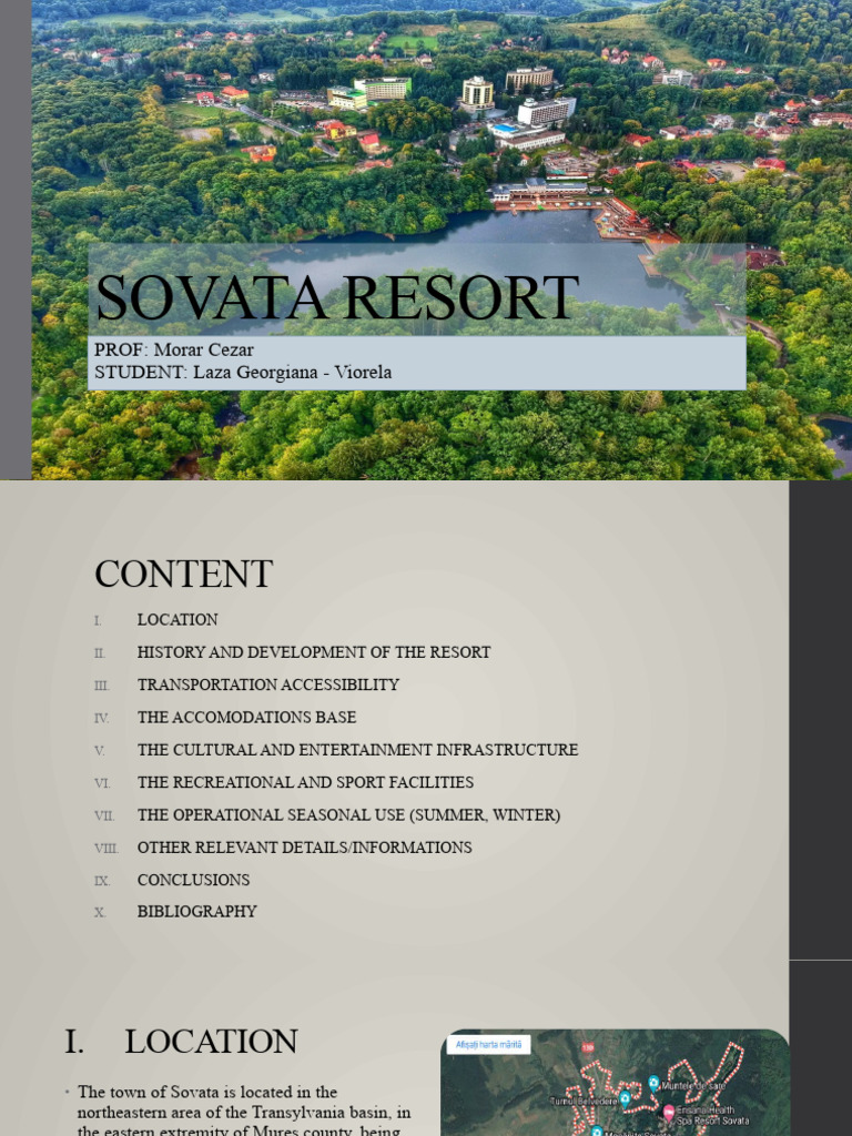 Statiunea Sovata | PDF | Lake | Spa