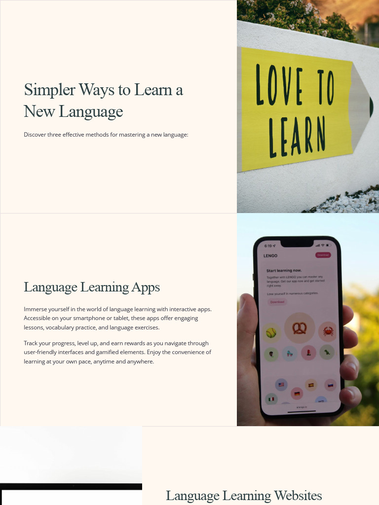 Simpler Ways To Learn A New Language (O) | PDF | Language Acquisition ...