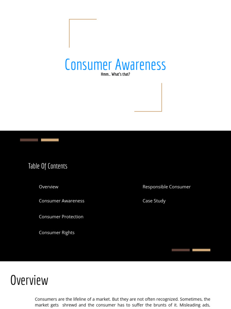Case Study On Consumer Awareness | PDF | Homeopathy | Consumer Protection
