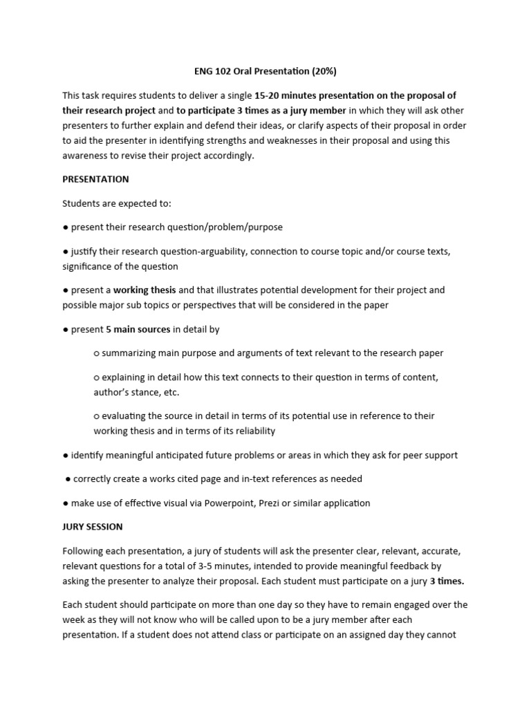 2023 Oral Presentation Task After Mid-Term Week | PDF | Thesis | Learning