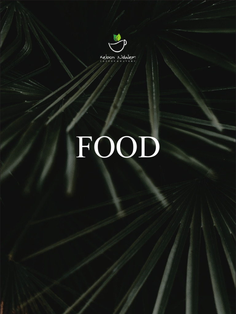 Menu Kebon Ndalem 2025 | PDF | Memasak, Makanan, & Anggur