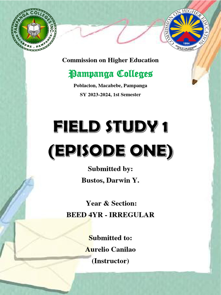 FS 1 Episode 1 Final | PDF | Classroom | Learning