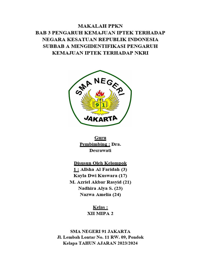 Makalah PPKN Kel 1 | PDF