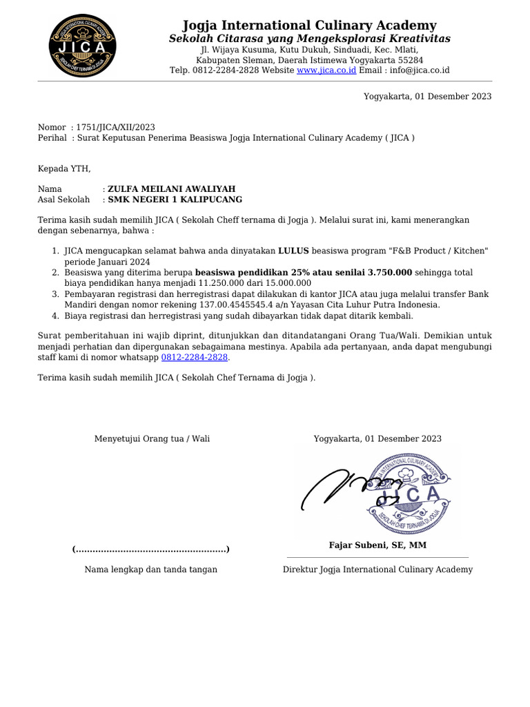 Zulfa Meilani Awaliyah 1751 | PDF