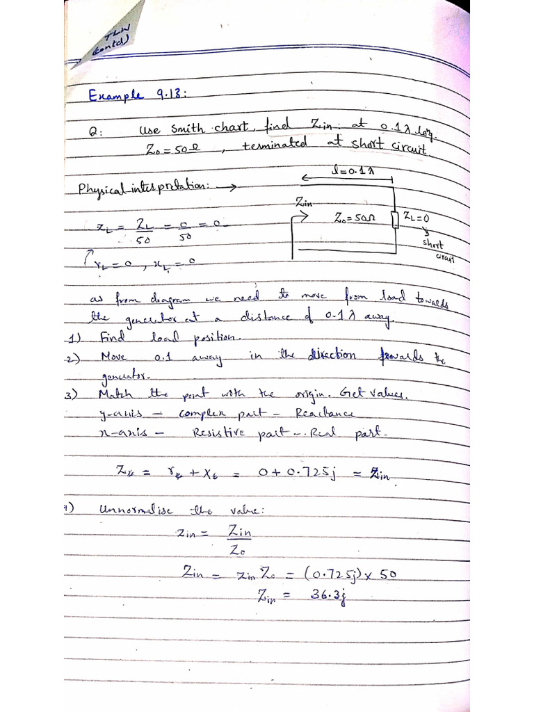 Smith Chart Examples | PDF