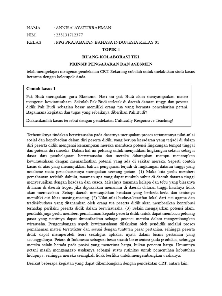 Topik 4-Tk1-Ruang Kolaborasi-Ppa | PDF