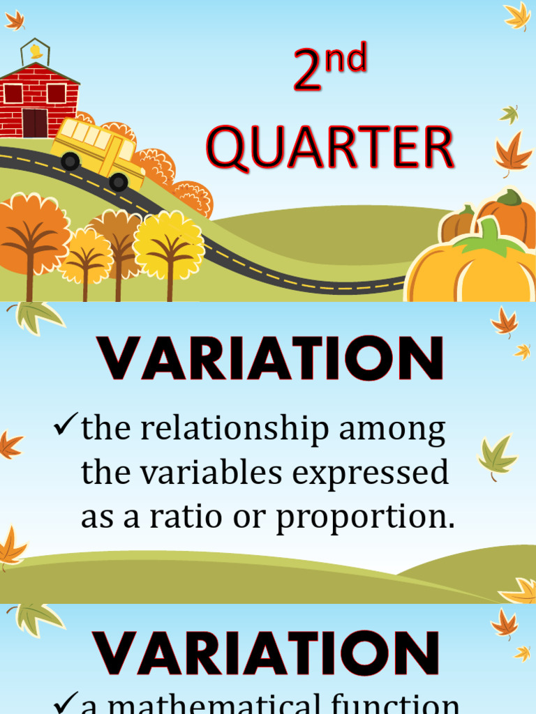 Lecture 1 Direct Inverse Variation | PDF | Variable (Mathematics) | Quantity