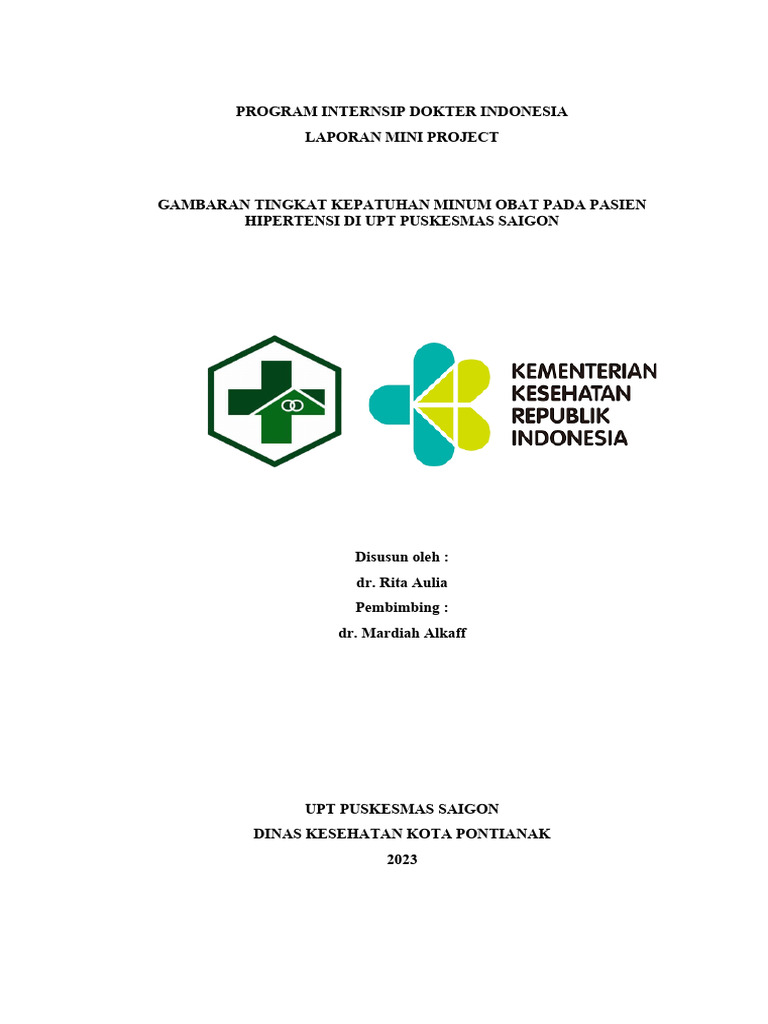 Kepatuhan Minum Obat Pasien Hipertensi | PDF