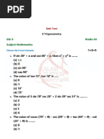Trigonometry Extra Questions Class10 | PDF