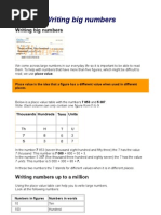 Practice Reading Large Numbers Worksheets | PDF