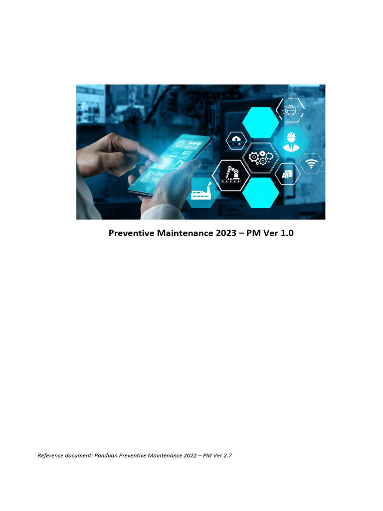 Panduan Preventive Maintenance 2023 - PM Ver 1.0 - MSH IOH | PDF