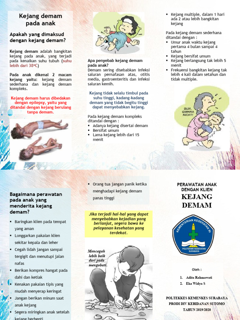 Kejang Demam Leaflet | PDF