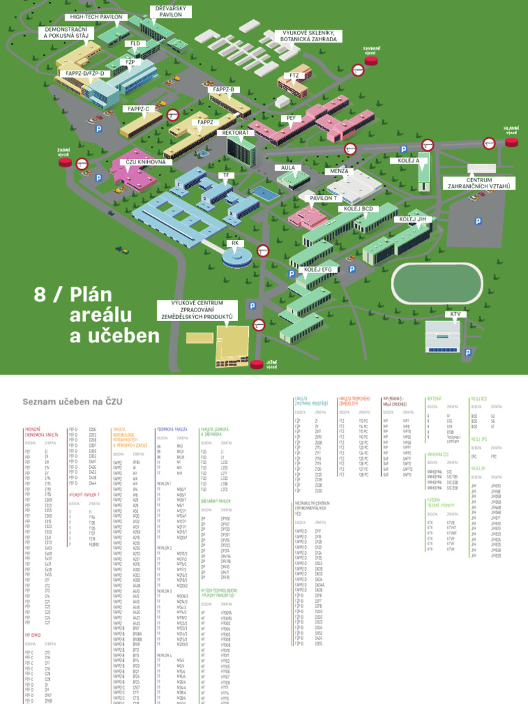 Czu Mapa A Plan Uceben 2022 | PDF