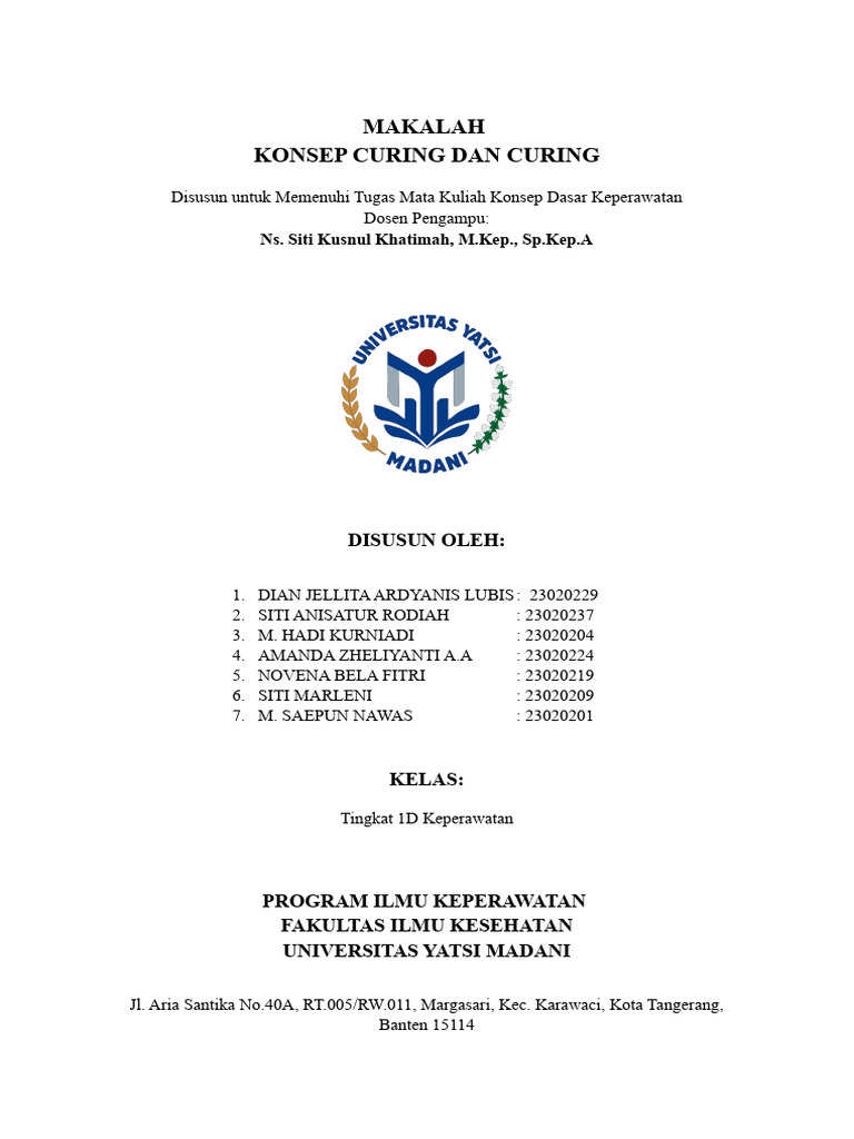 KONSEP CARING DAN CURING. Kel 4 | PDF