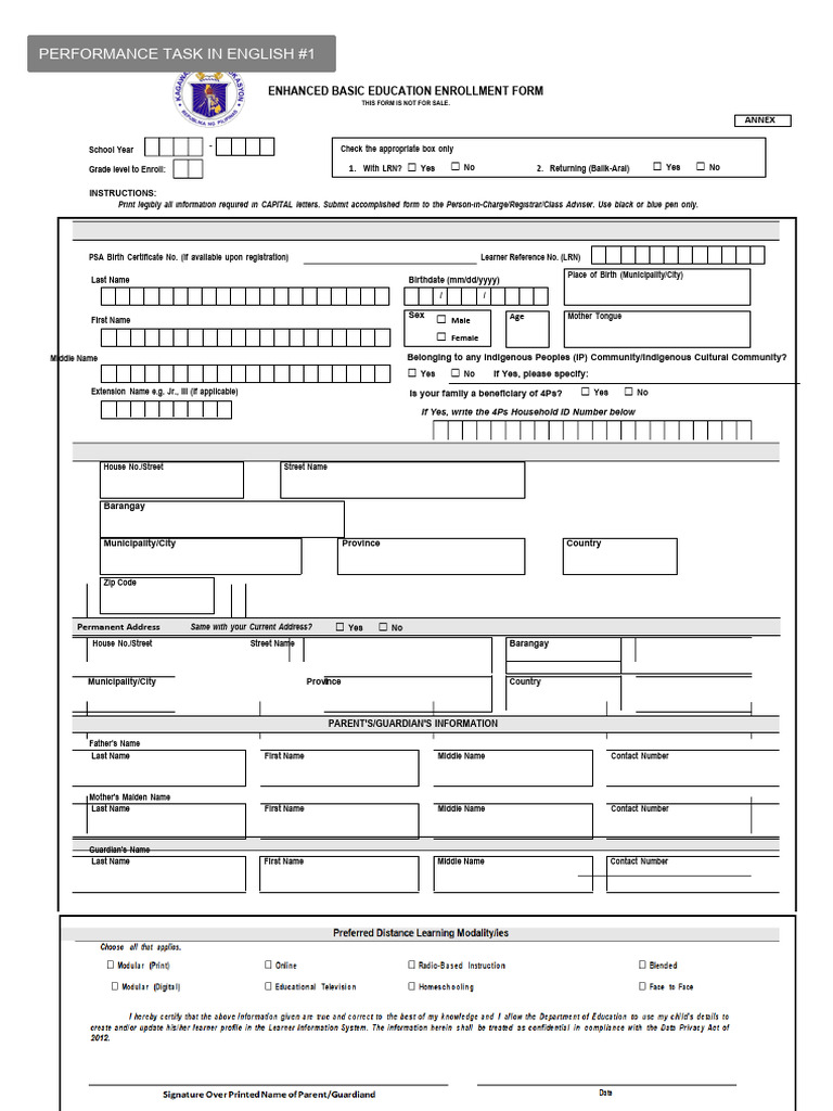 PT # 1 - Fill Out Forms | PDF