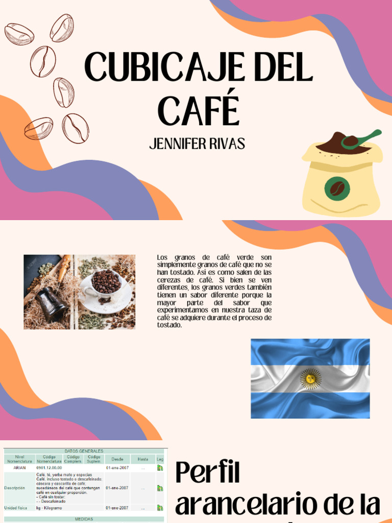 Cubicaje y Documentación del Café | PDF | Cocina, comidas y vino ...