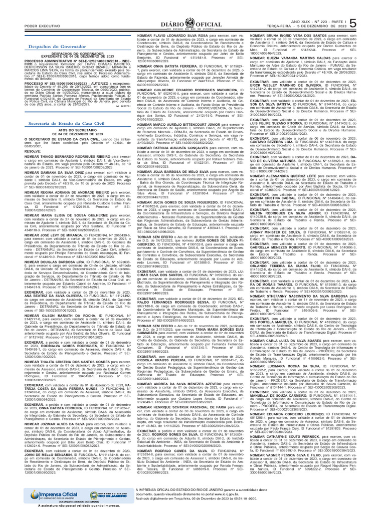 IOERJTraceable File 656 F 1 Bad 98 Eaf | PDF | Secretário de Estado