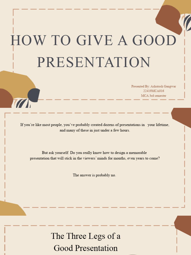 Effective Presentation Tips | PDF | Information | Multimedia