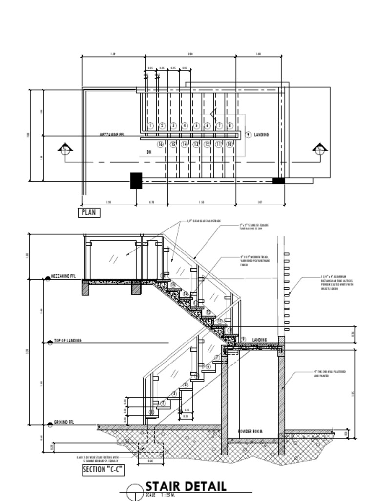 Stair Detail | PDF | Materials