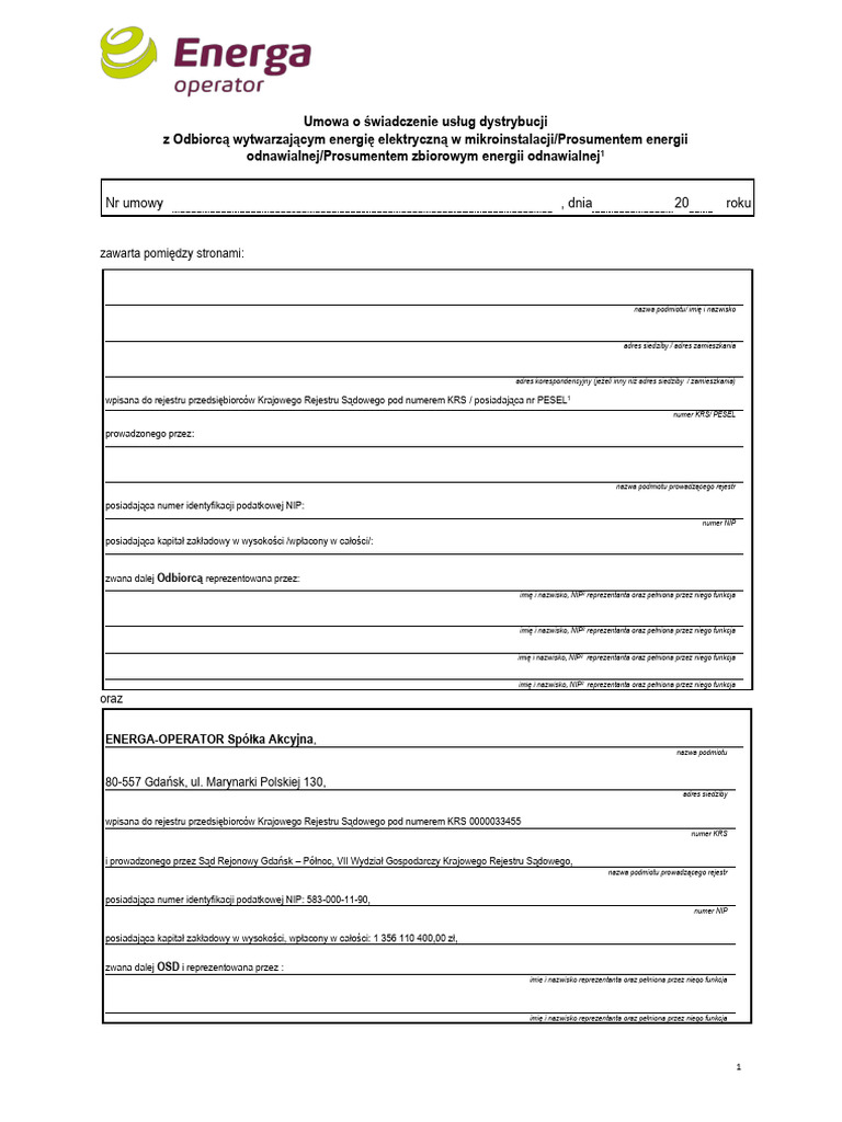 2023 09 15 Umowa o Sud Z Odbiorca Z Mikro | PDF