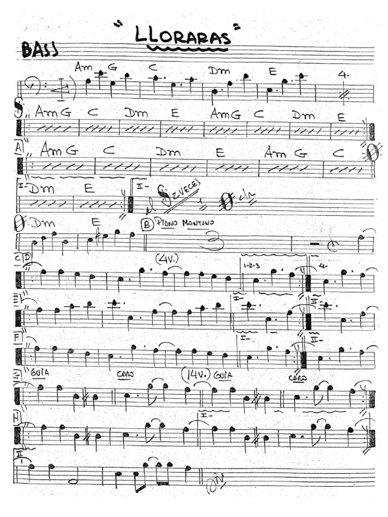 Oscar de Leon - Llorarás | PDF
