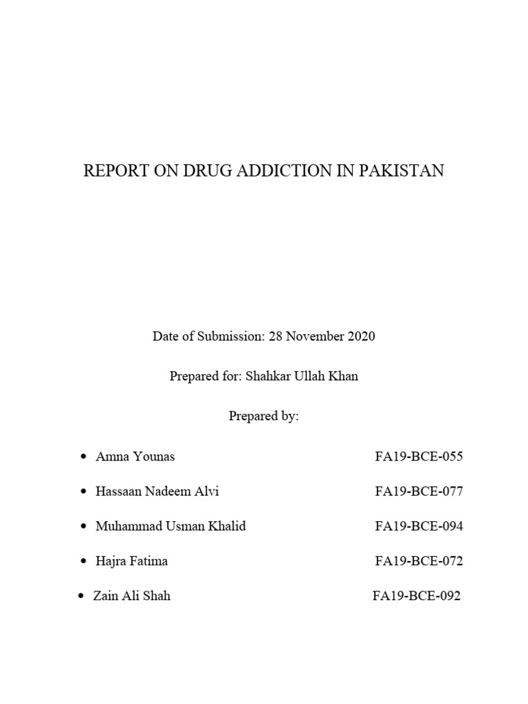 Assignment # 3 Main Project | PDF | Substance Abuse | Drug Rehabilitation