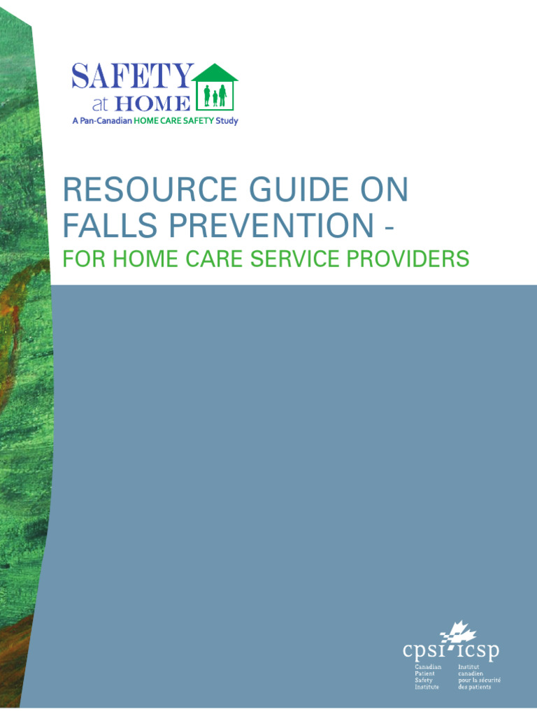 Resources For Home Care Providers - Resource Guide On Falls Prevention ...