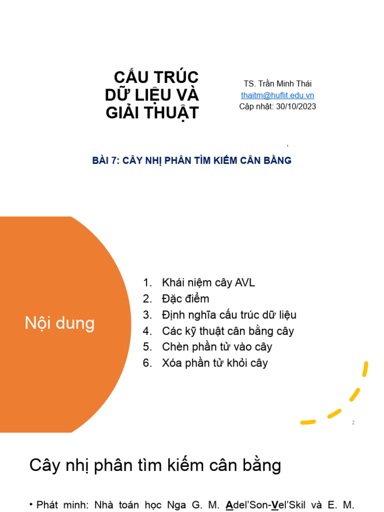 Bai 7 Cay Nhi Phan Tim Kiem Can Bang | PDF