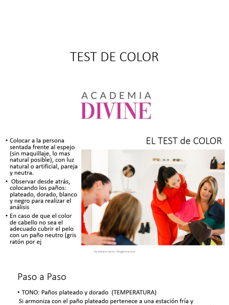 Test de Color | PDF | Color | Pelo