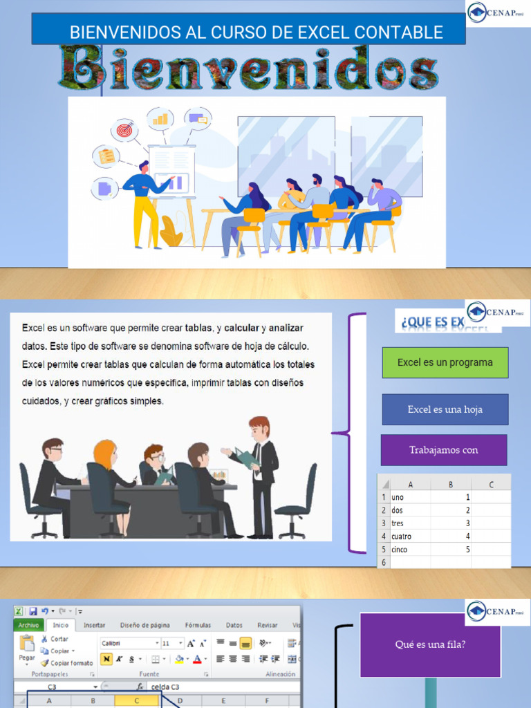 Guía Excel Contable Clase 01 Pdf Finanzas Y Dinero