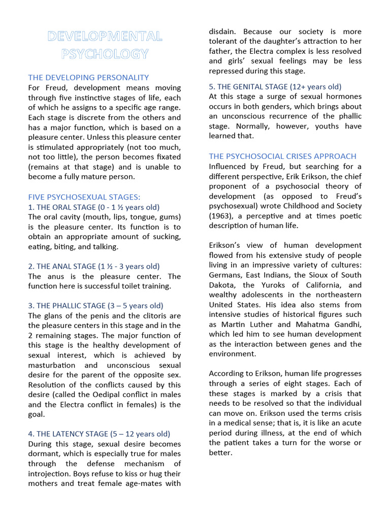 Developmental Psychology | Download Free PDF | Behavioural Sciences | Psychological Concepts