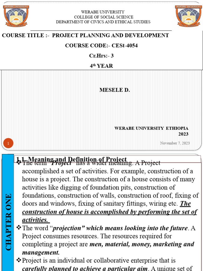 Project Planning and Development Overview | PDF | Feasibility Study ...