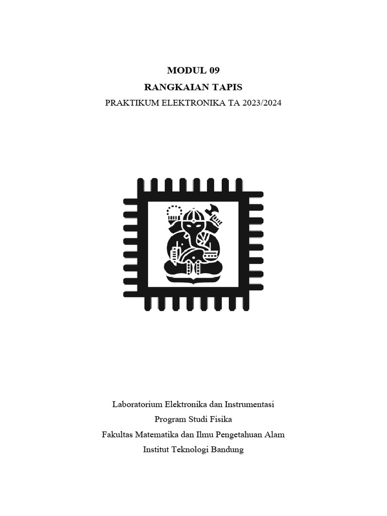 2023 - Modul 09 - Rangkaian Tapis-1 | PDF