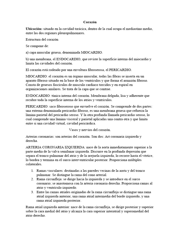 CORAZON | PDF | Corazón | Leucocito