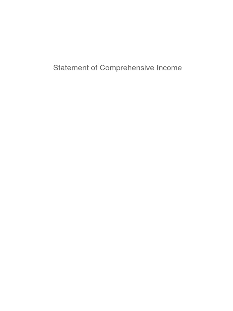 Chapter 3 - Statement of Comprehensive Income | PDF | Cost Of Goods ...