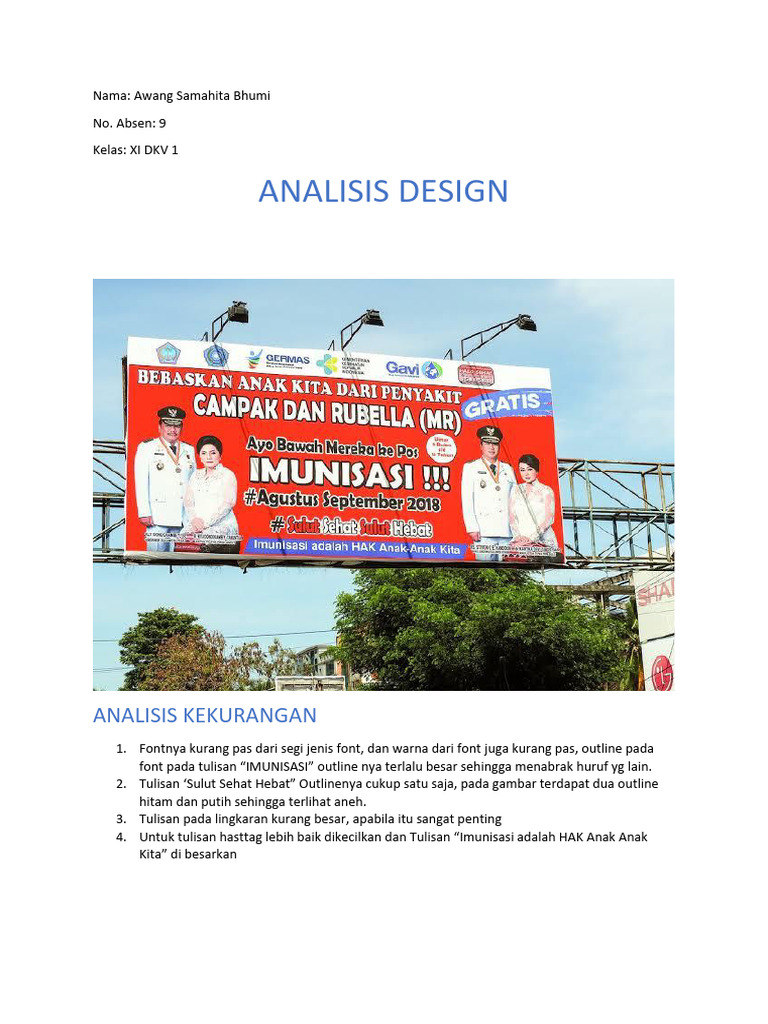 Tugas Analisis Design | PDF