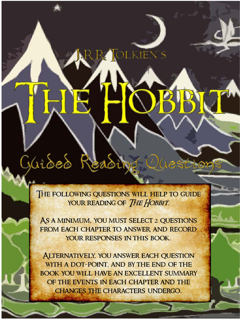 The Hobbit Guided Reading Questions Booklet | PDF | Bilbo Baggins | The ...