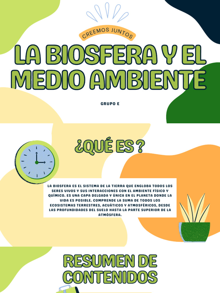 La Biosfera y El Medio Ambiente | PDF | Biodiversidad | Ecología