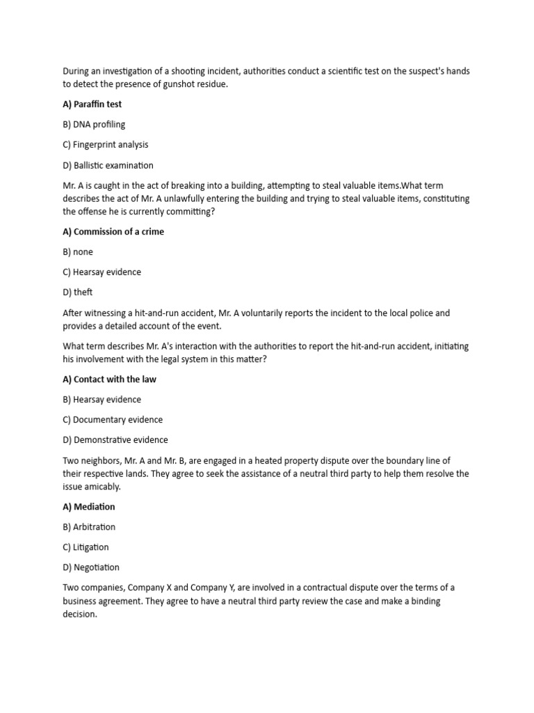 CLJ 6 Questions | Download Free PDF | Bail | Arrest