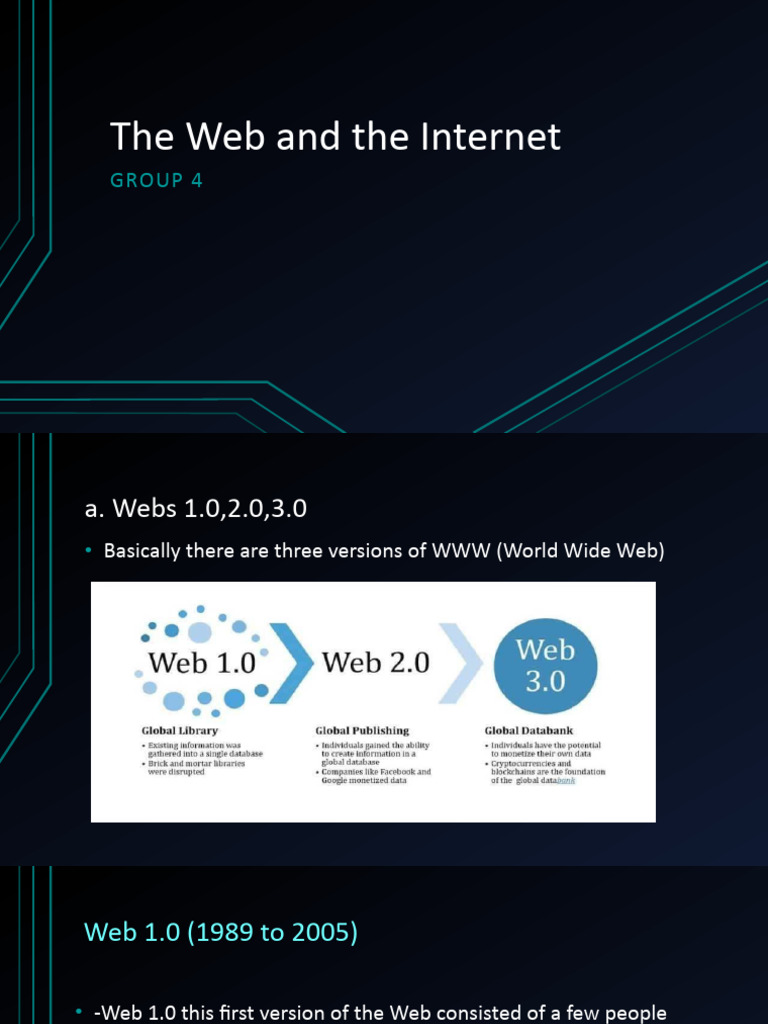 The Web and The Internet | PDF | Internet Access | Broadband