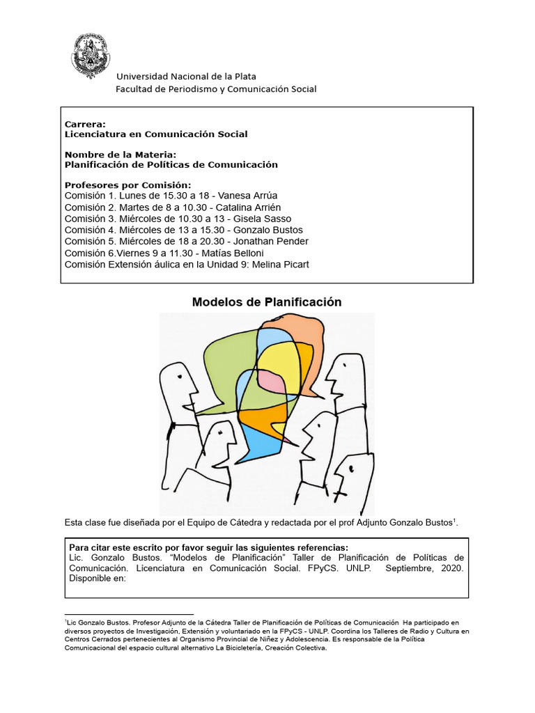 Modelo de Planificacion | PDF | Planificación | Conocimiento