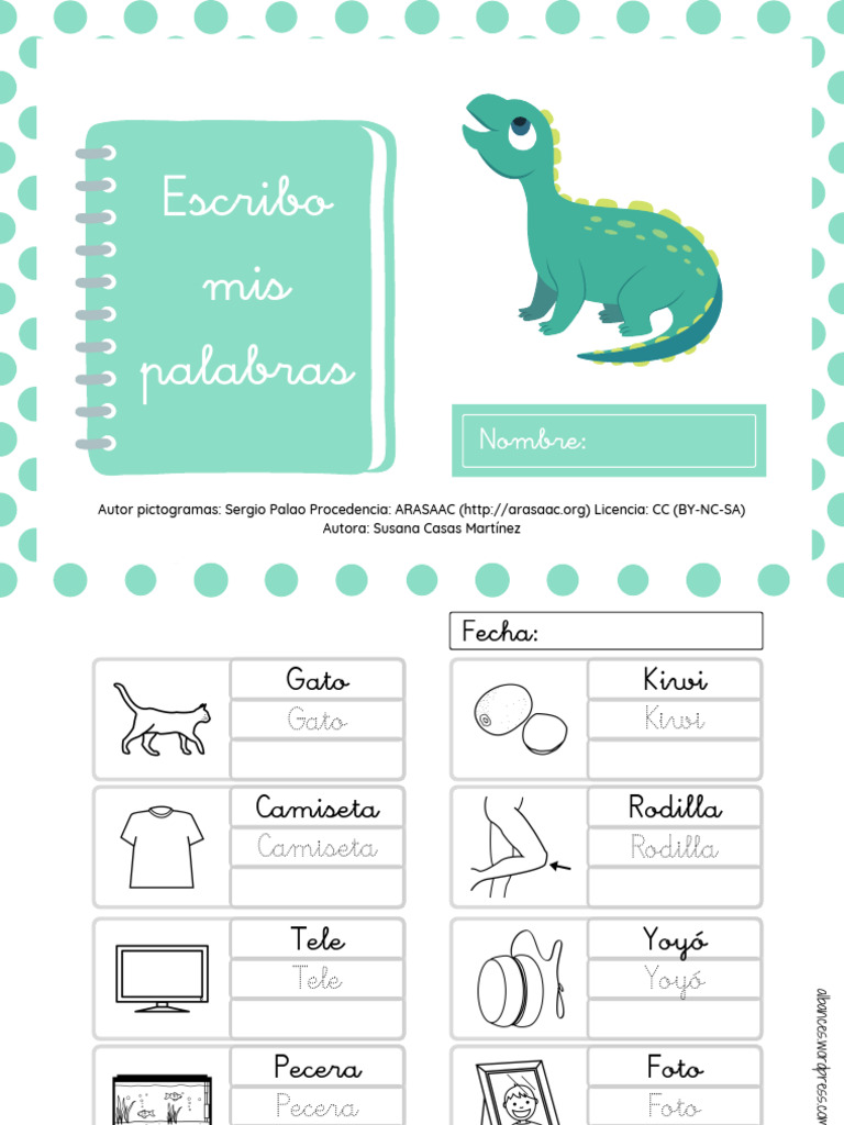 Escribo Mis Palabras | PDF