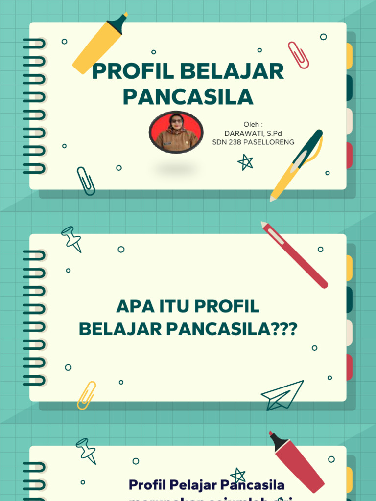 Darawati - Profil Belajar Pancasila-1 | PDF | Karier & Perkembangan | Kesehatan Holistik