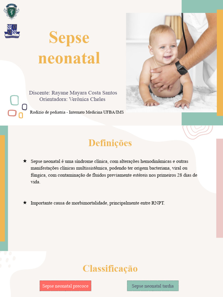Sepse Neonatal Precoce e Tardia | PDF | Sepse | Meningite