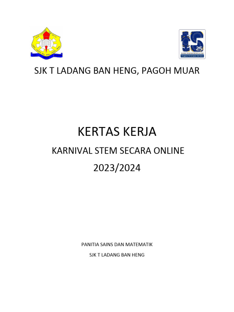 Kertas Kerja Stem 2023 | PDF