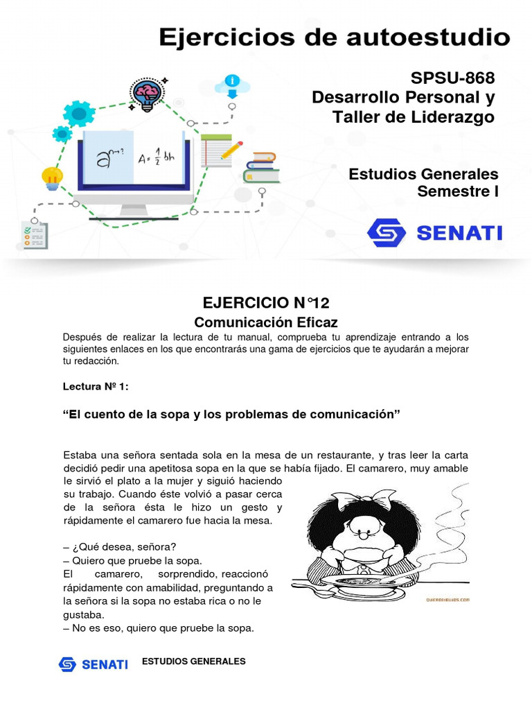 Ejercicios 12 - Desarrollo Personal | PDF