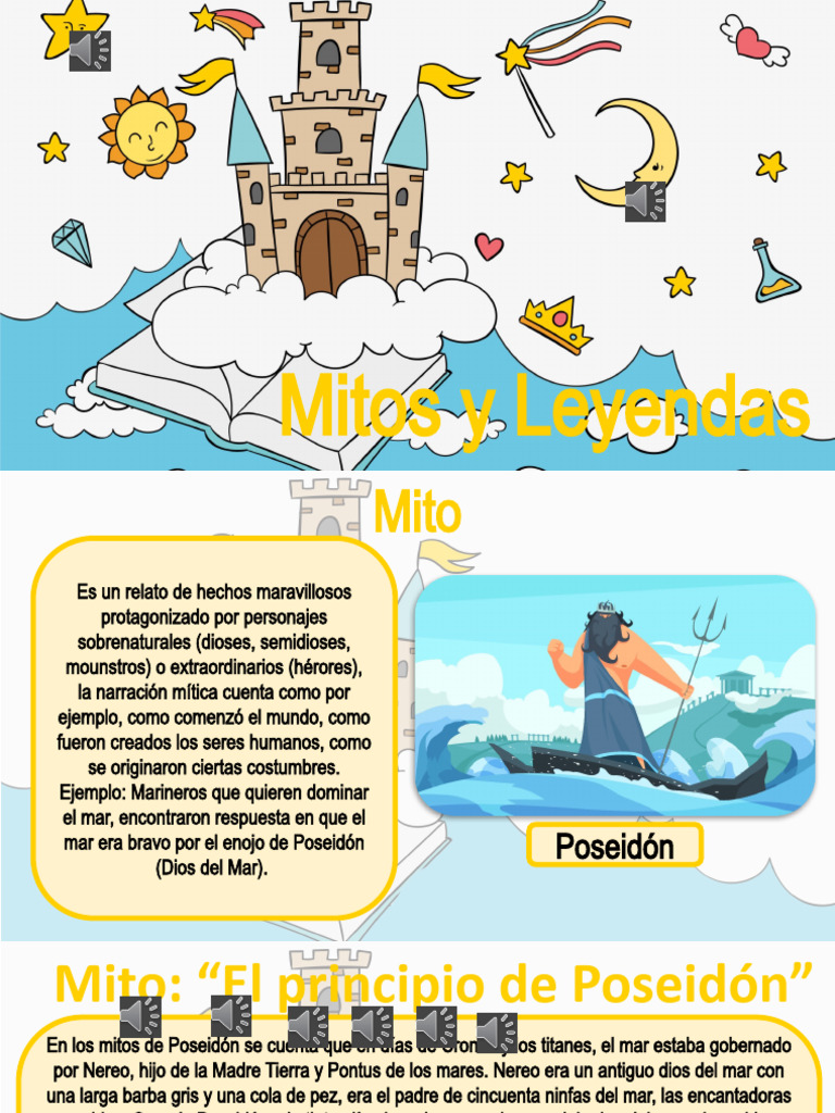 Mitos y Leyendas PPT Interactivo | PDF | Leyendas | Nereidas