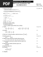 Kumon Math Levels | PDF | Function (Mathematics) | Equations