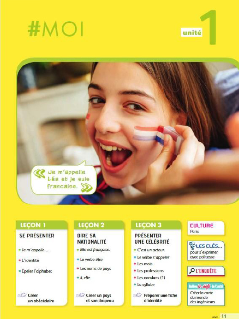 IMAGINE 1 - Livre de L'élève - Unité 1 | PDF